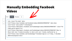 How to Embed Facebook Videos in WordPress Websites (5 Steps)