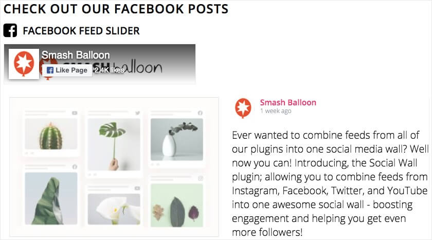 How to Add a Facebook Slider to Your WordPress Site (Easy)