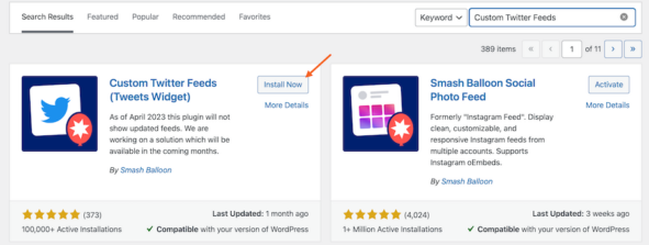 Setting up the Free Custom Twitter Feeds WordPress Plugin - Smash Balloon