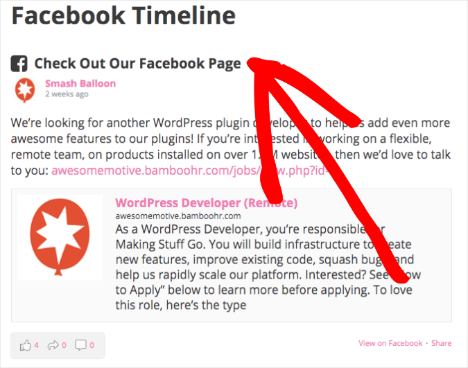 How to Embed Your Facebook Timeline on Your Website (Easy)