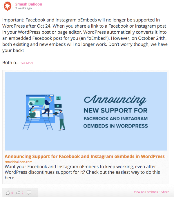 How to Put a Facebook Feed on WordPress (Beginner's Guide)