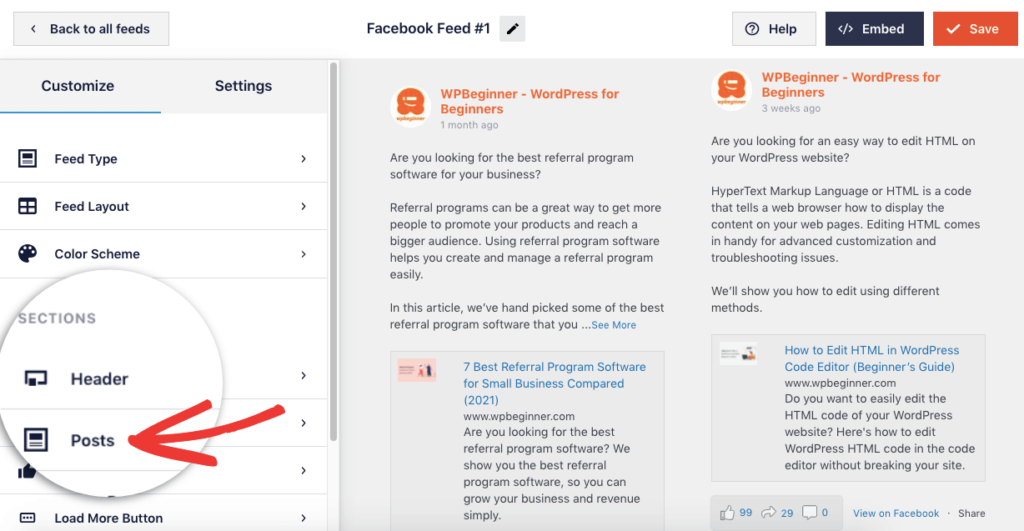 How to Embed a Custom Facebook Feed on Your WordPress Website [Easy]