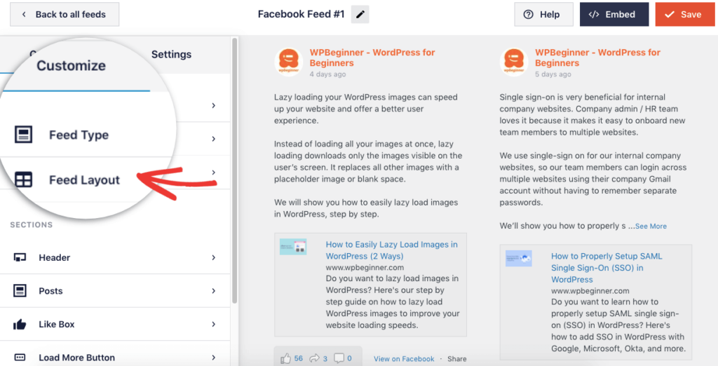 How to Embed a Custom Facebook Feed on WordPress [Easy]