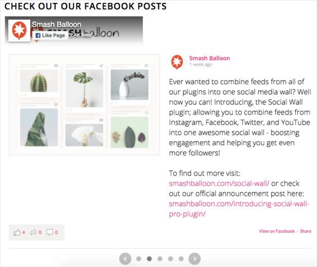 How to Embed a Horizontal Facebook Feed in WordPress (Easy Way)