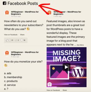 How to Add Facebook Posts to WordPress (5 Easy Steps)