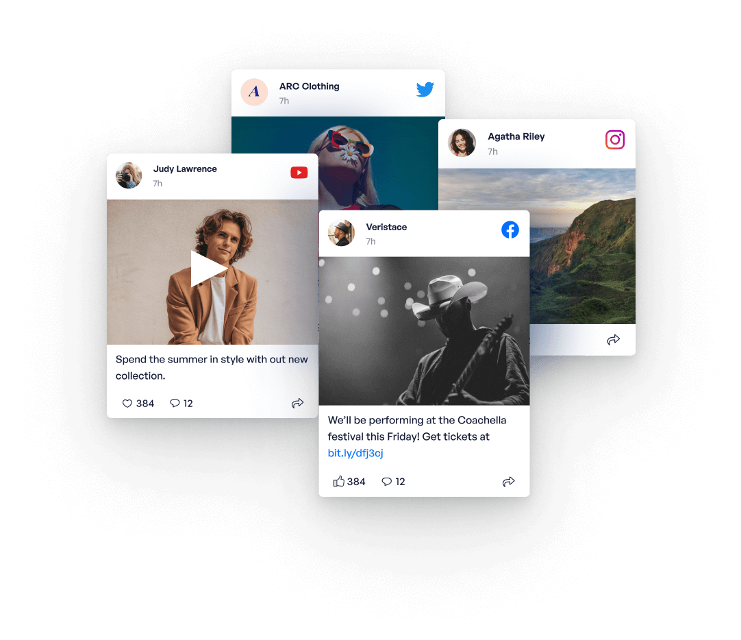 Social Media Wall Aggregator for WordPress