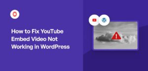 How to Fix YouTube Embed Video Not Working in WordPress