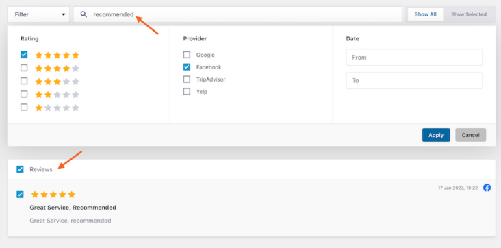How to use the Moderation Features of the Reviews plugin - Smash Balloon