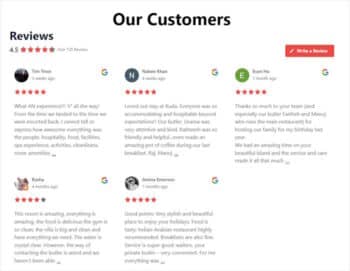 6 Google Reviews Examples You Can Embed on Your Website