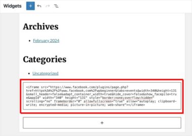 How to Embed Facebook Page Events Calendar on Your WordPress Website in ...