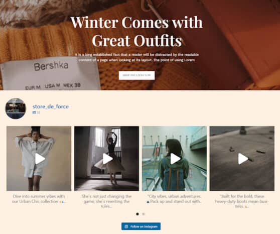 Instagram Feed on Your Website: 5 Examples You Can Copy